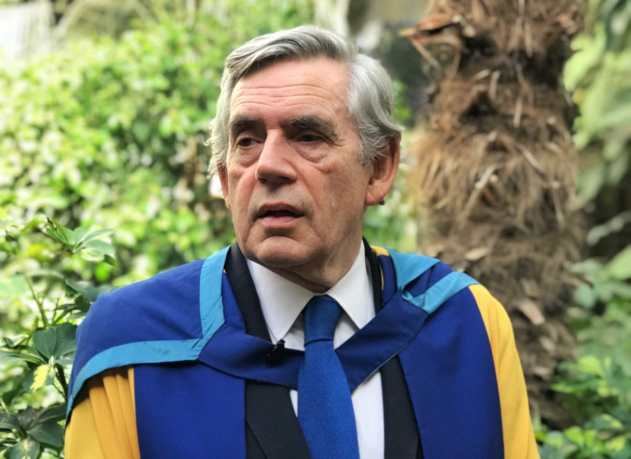 Gordon Brown receives Honorary Doctorate from The Open University | OU ...